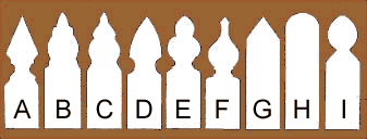 Picket shapes | Ripples Fencing Melbourne